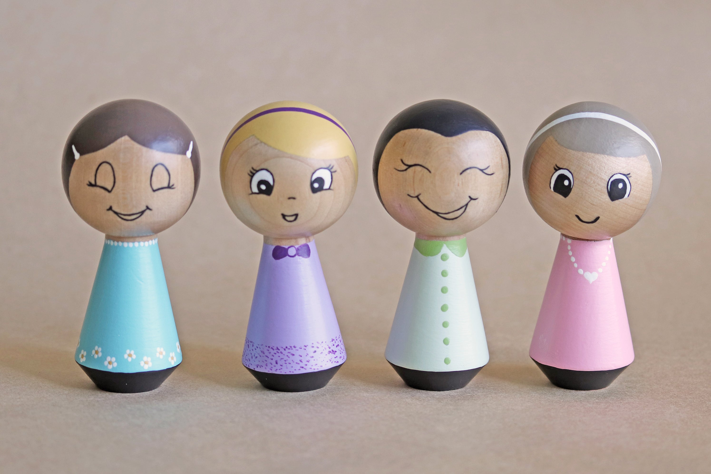 Interchangeable Wood doll- The Hidden Treehouse