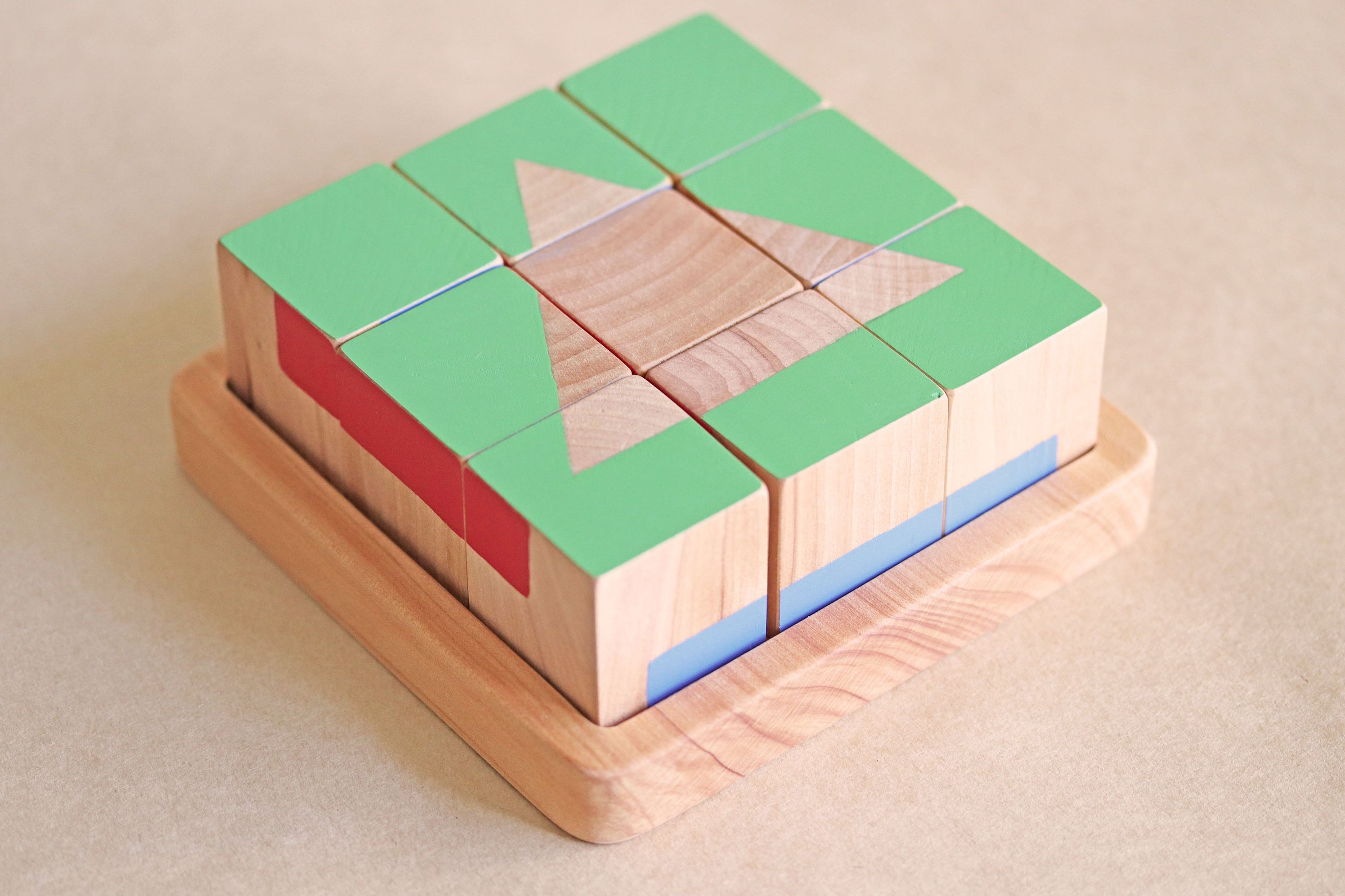 Wooden Block Shape Puzzle - The Hidden Treehouse