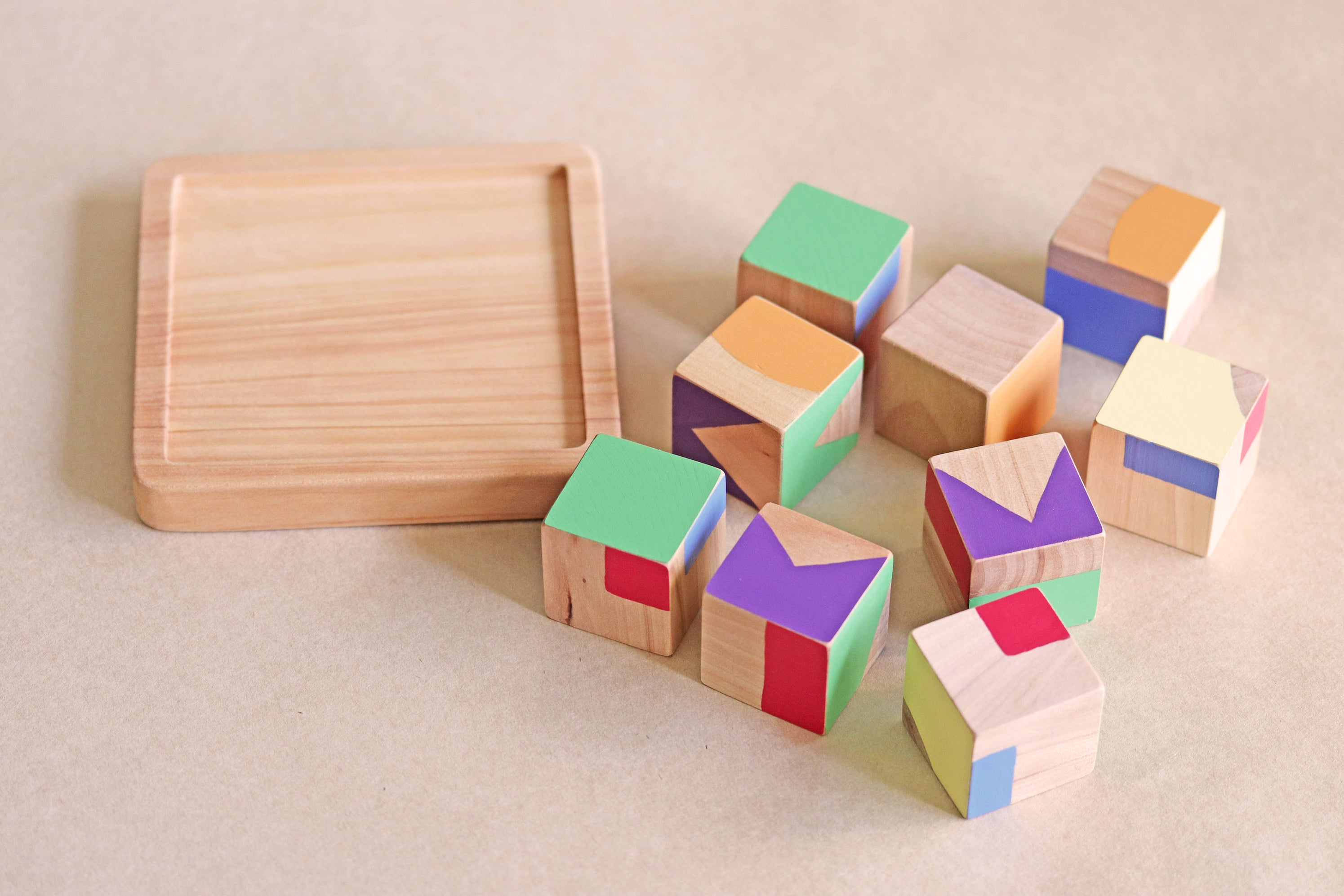 Wooden Block Shape Puzzle - The Hidden Treehouse