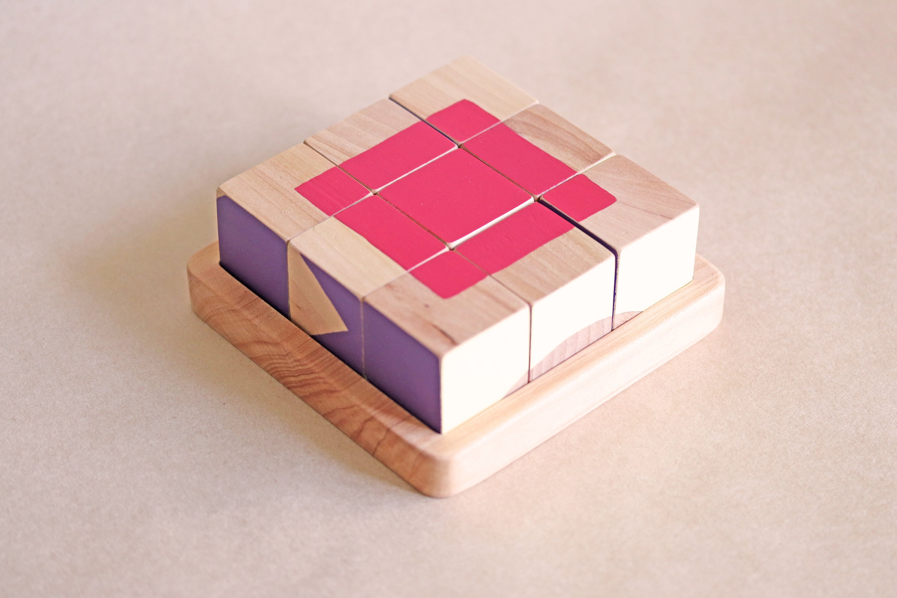 Wooden Block Shape Puzzle - The Hidden Treehouse