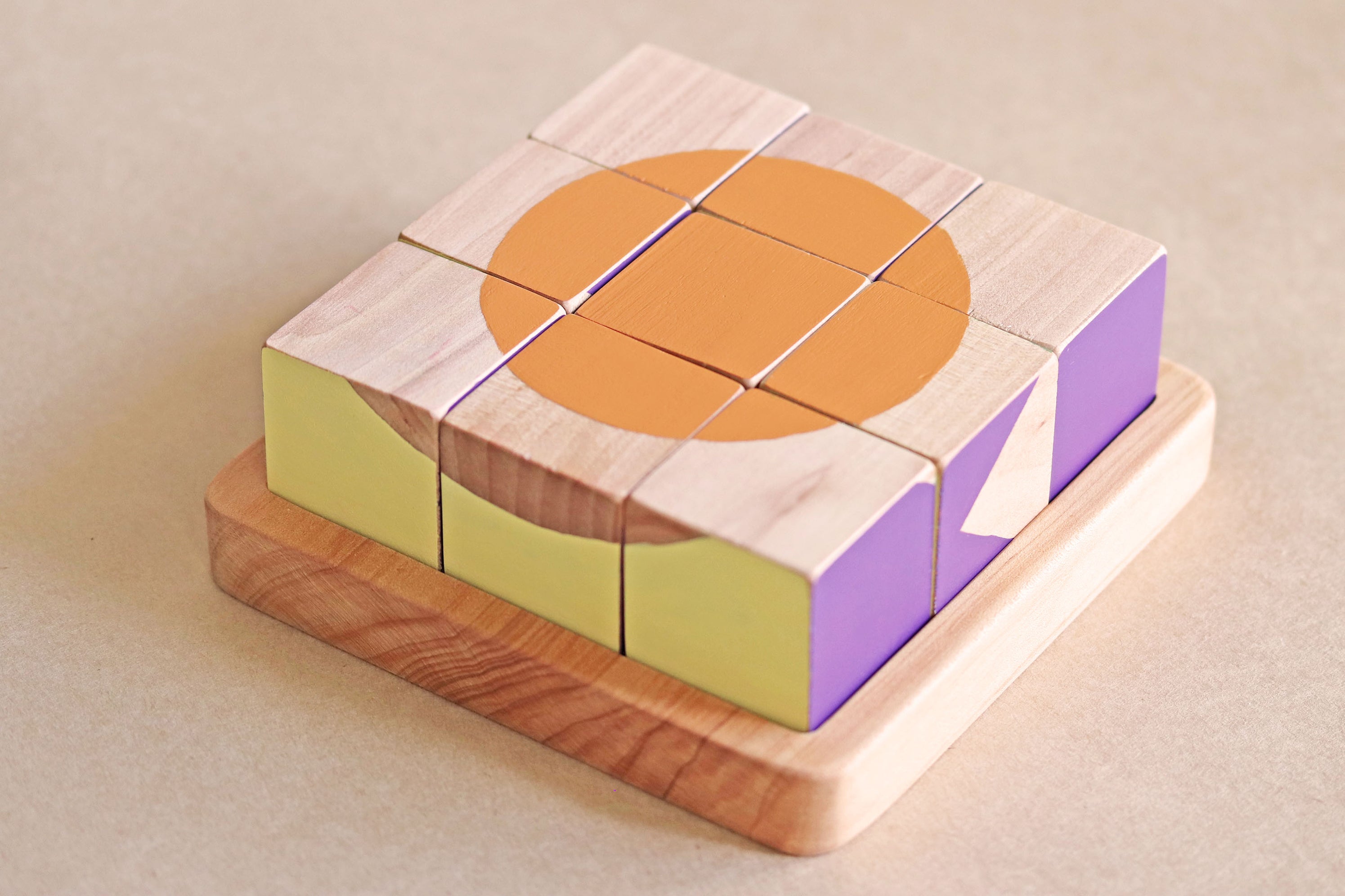 Wooden Block Shape Puzzle - The Hidden Treehouse