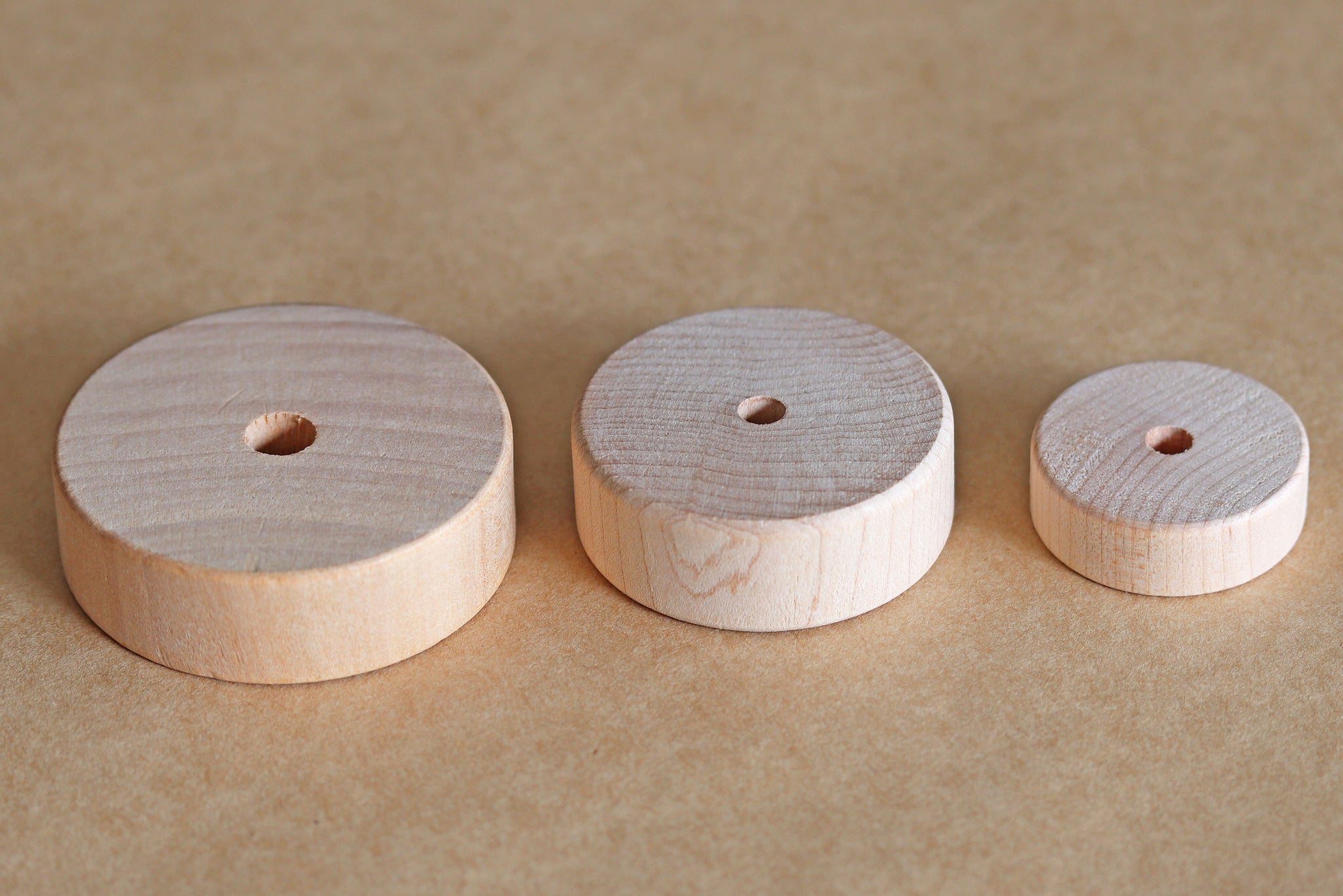 Wooden Slab Wheels - The Hidden Treehouse