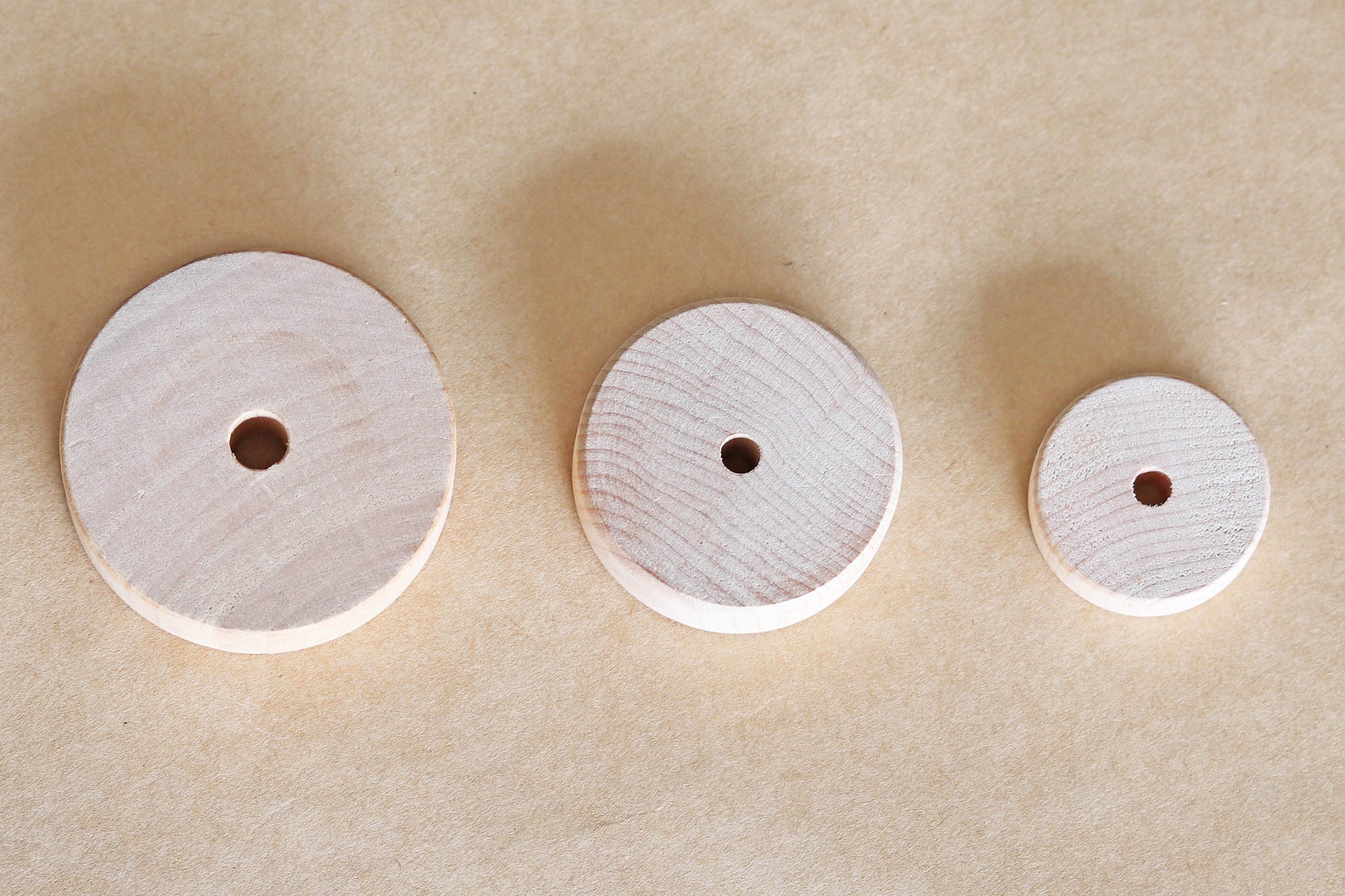 Wooden Slab Wheels - The Hidden Treehouse