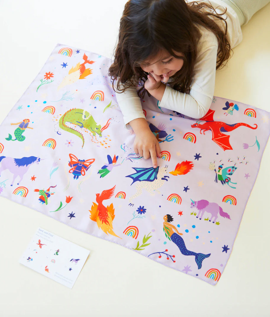 Sarah's Silks - Magical Creatures - Seek & Find playsilk - The Hidden ...