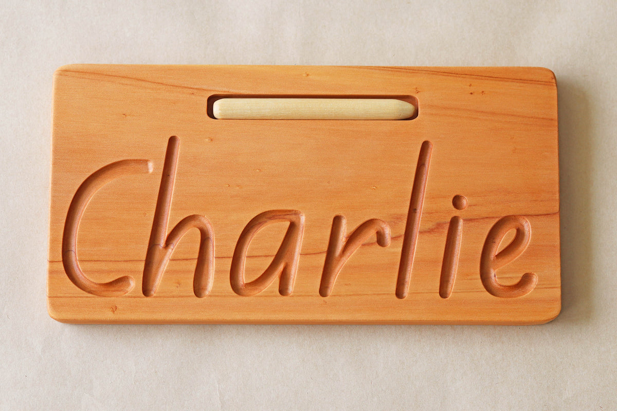Personalised Name Tracing Board - The Hidden Treehouse