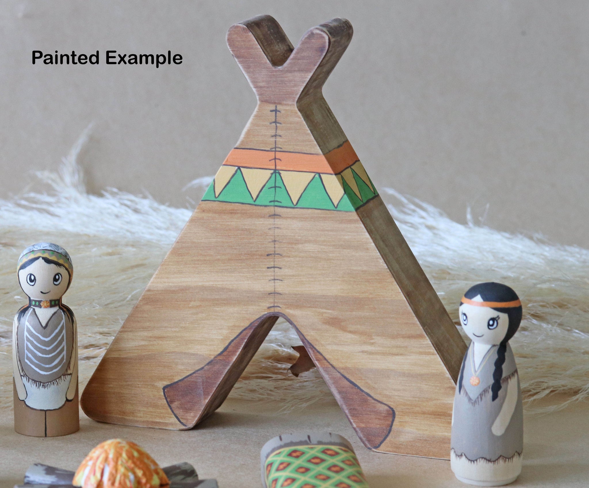 Wooden Teepee's - DIY - The Hidden Treehouse